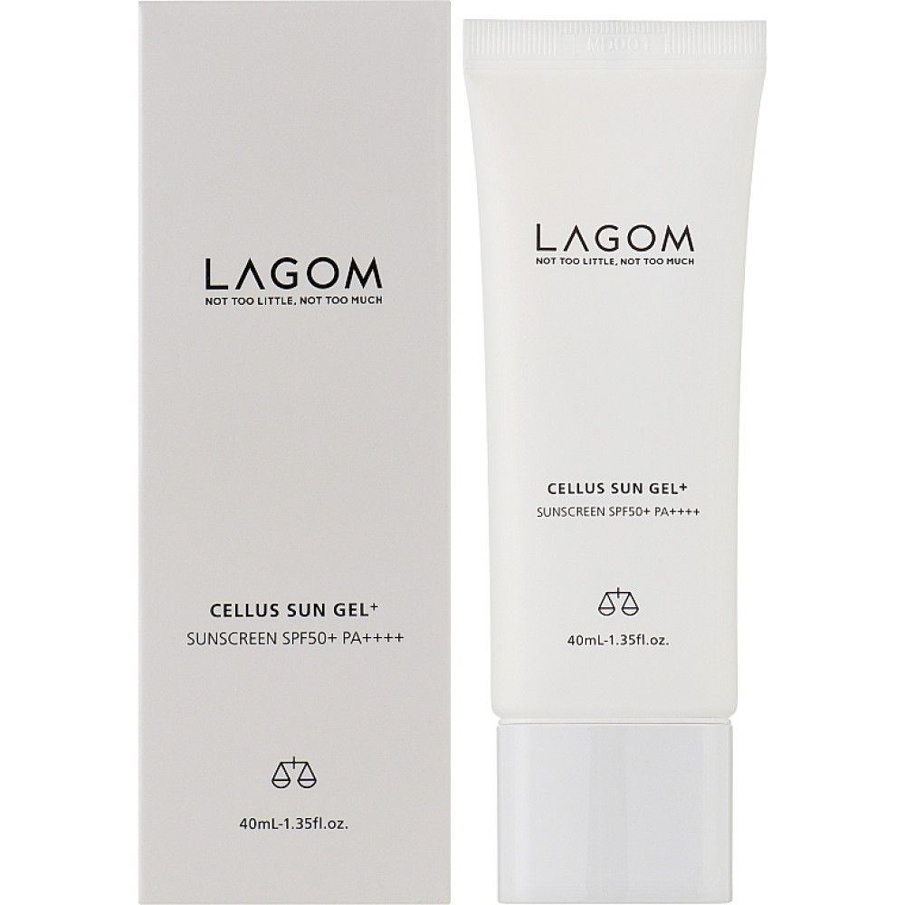 Увлажняющий солнцезащитный крем-гель lagom cellus sun gel plus spf50 ...